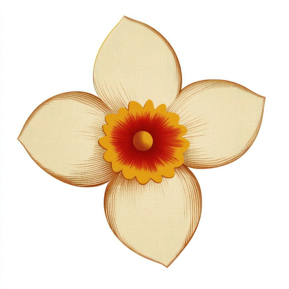 Daffodil flower icon illustration daffodil | Free Photo Illustration ...