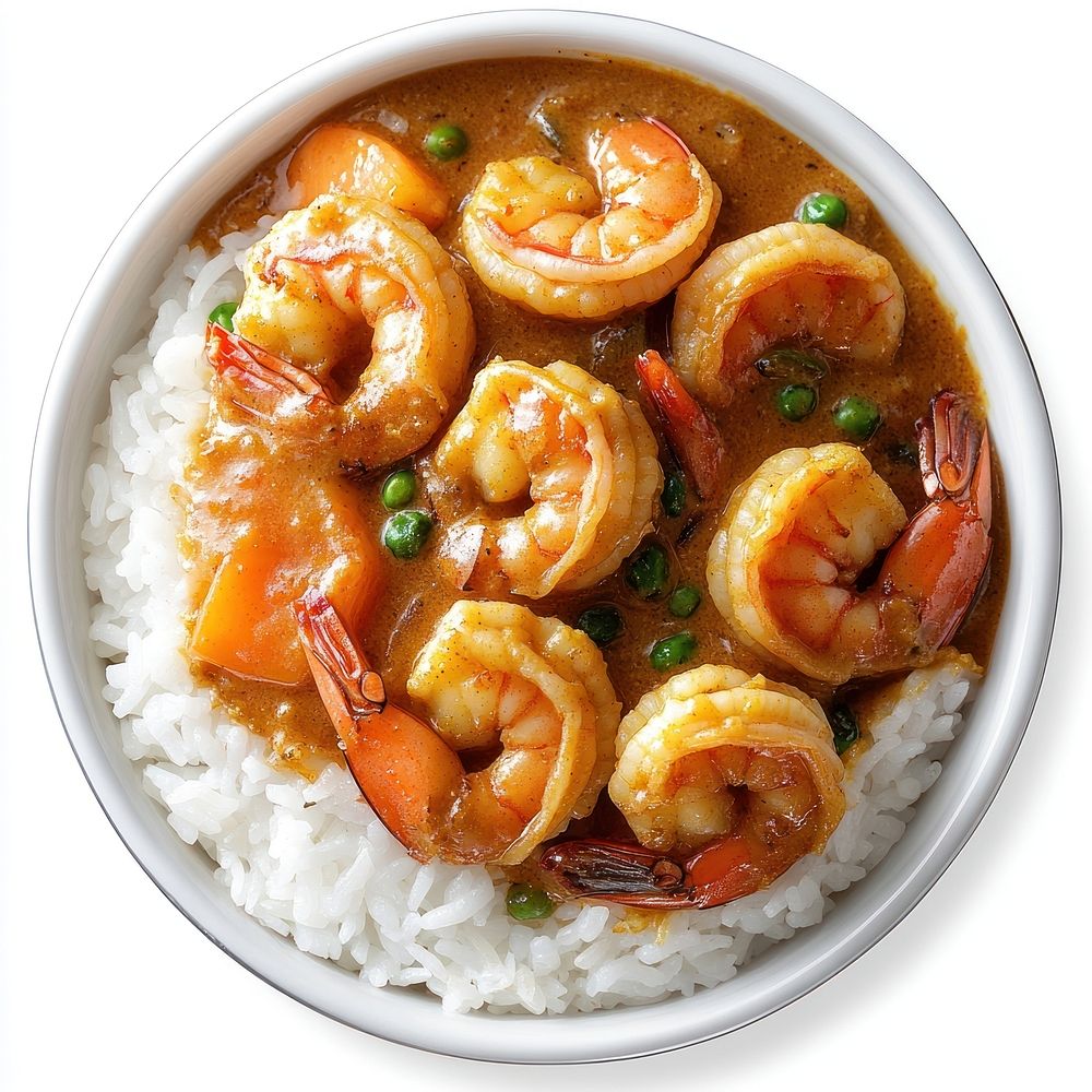 Japanese fried Shrimp curry rice | Free Photo - rawpixel