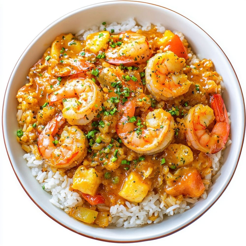 Japanese fried Shrimp curry rice | Free Photo - rawpixel