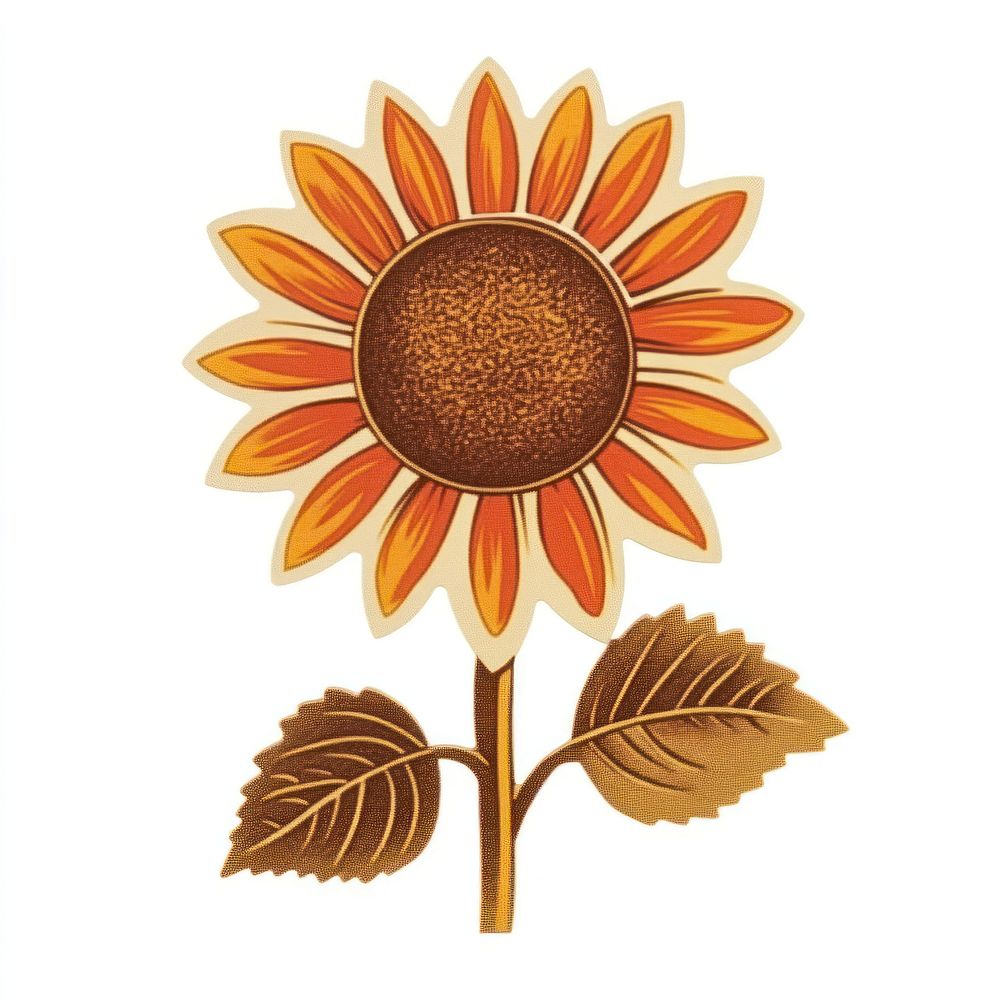 Sunflower flower icon sunflower illustration | Free Photo Illustration ...