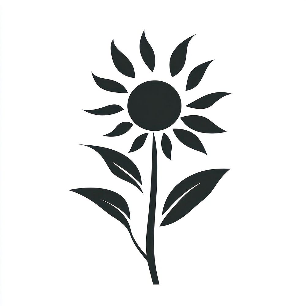 Sunflower flower icon sunflower illustration | Free Photo Illustration ...