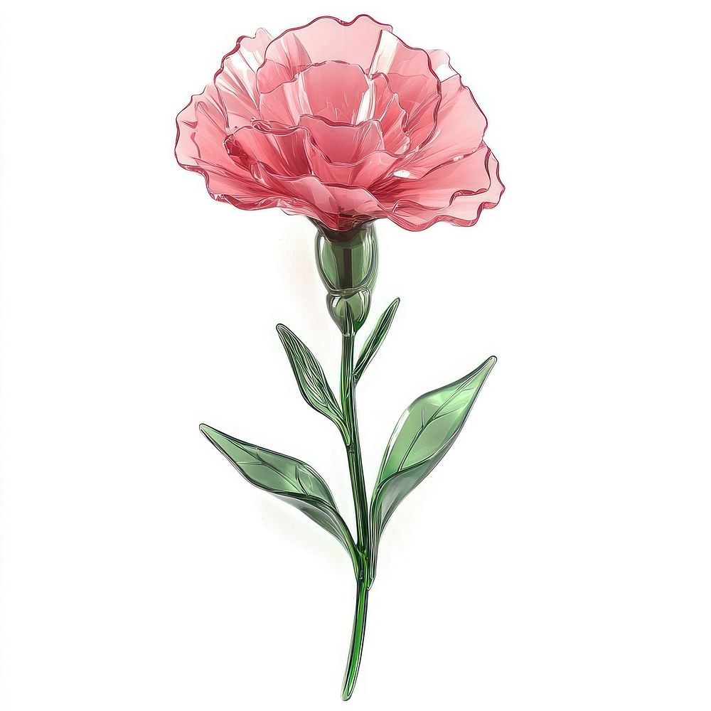 Carnation flower transparent carnation green. | Free Photo - rawpixel