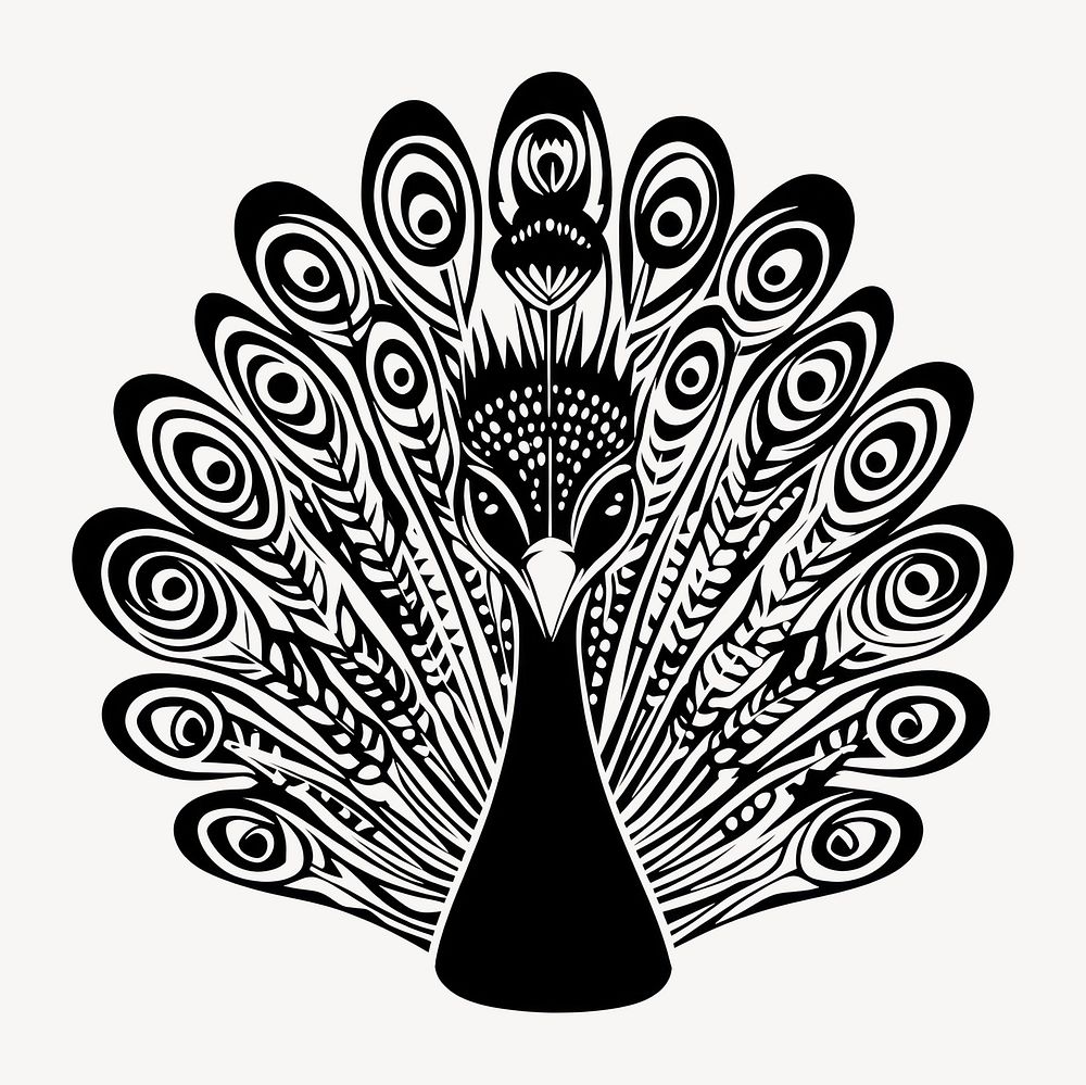 Art illustration peacock design vector | Free Vector - rawpixel