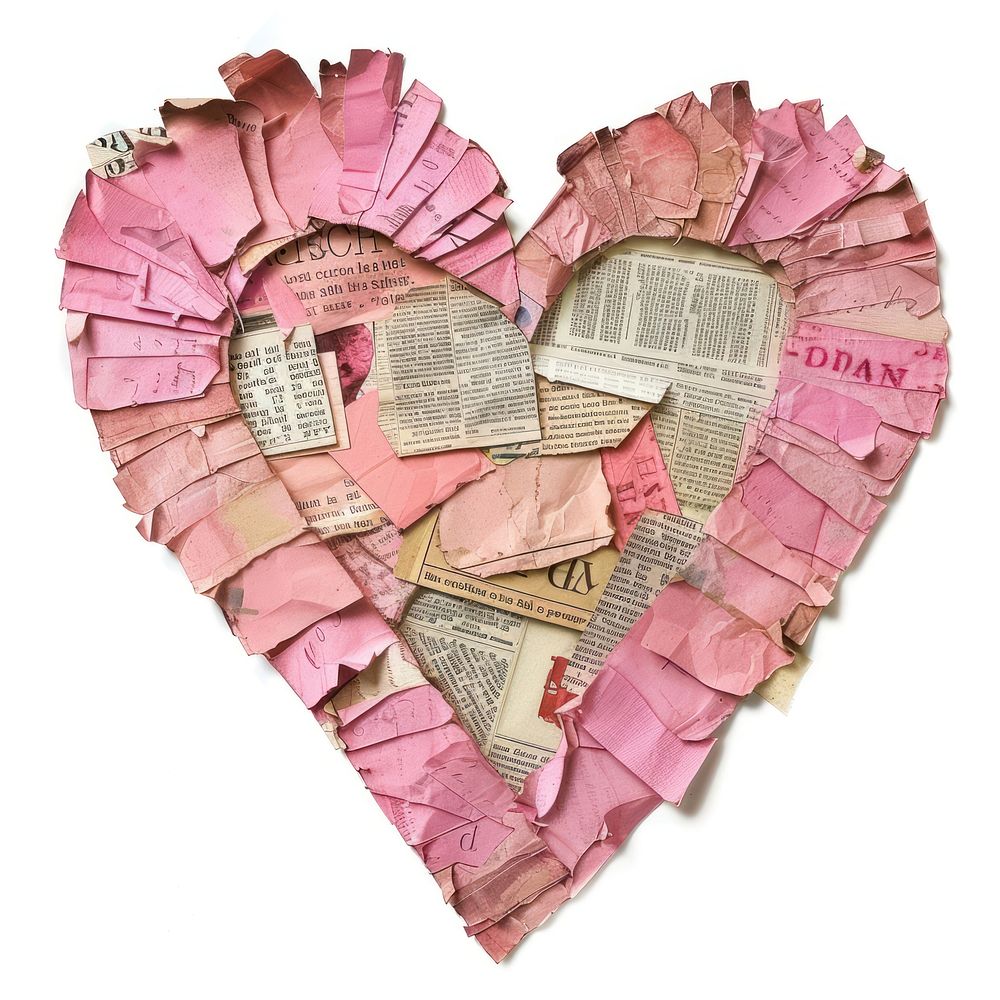 Heart shape collage cutouts vintage | Free Photo Illustration - rawpixel