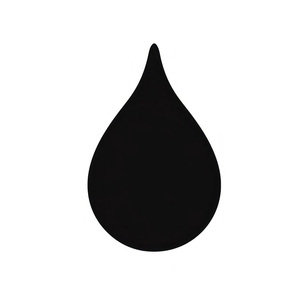 Water drop silhouette illustration minimalist. | Free Photo ...