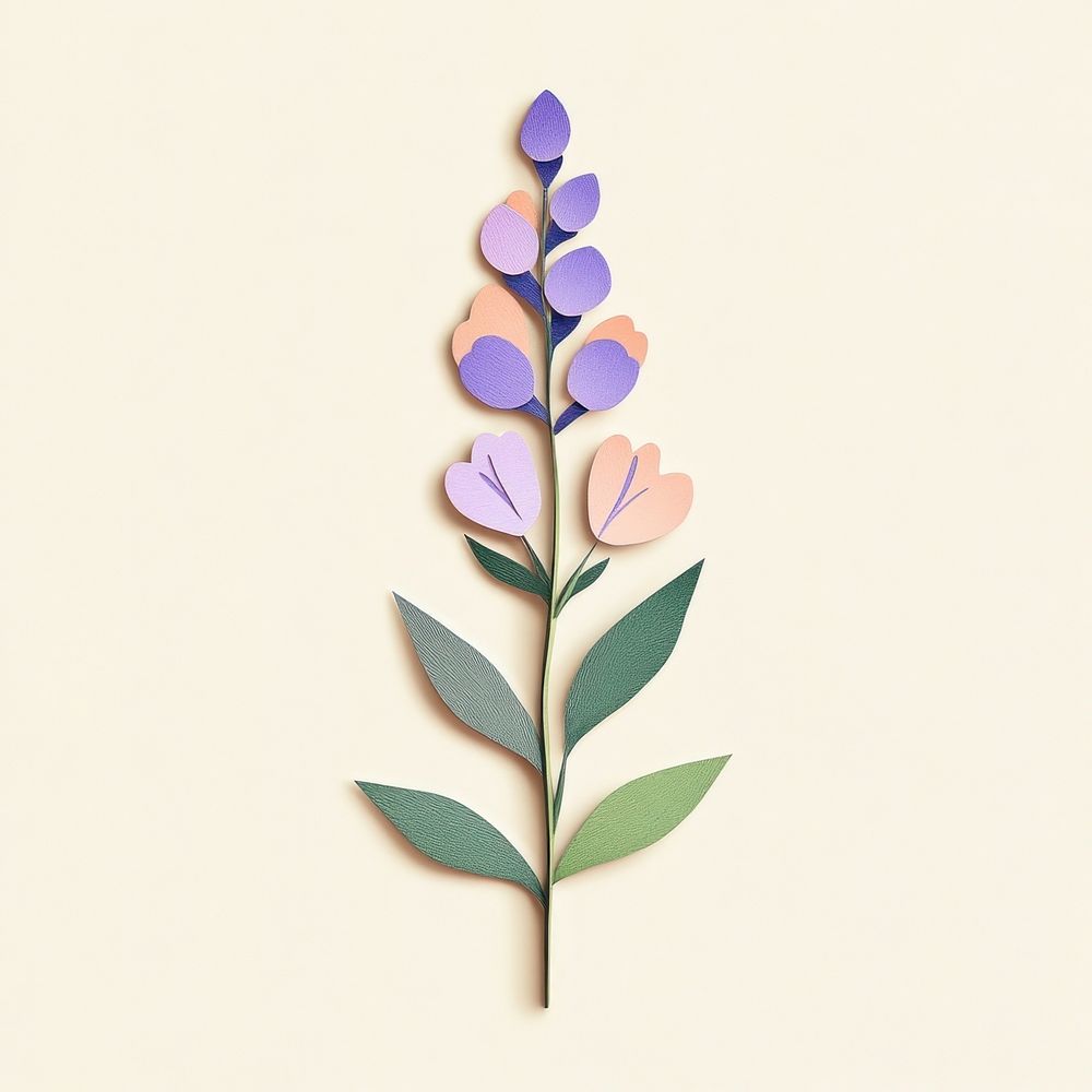 Wildflower paper illustration colors. | Free Photo - rawpixel