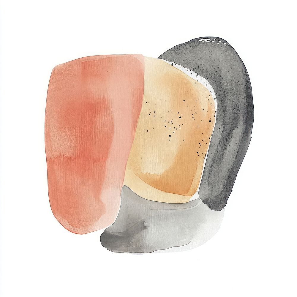 Watercolor abstract shape illustration art | Free Photo Illustration ...