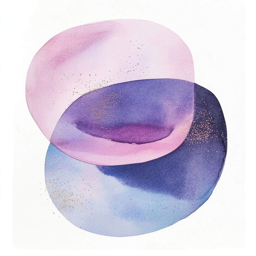 Watercolor abstract shape illustration painting | Free Photo ...