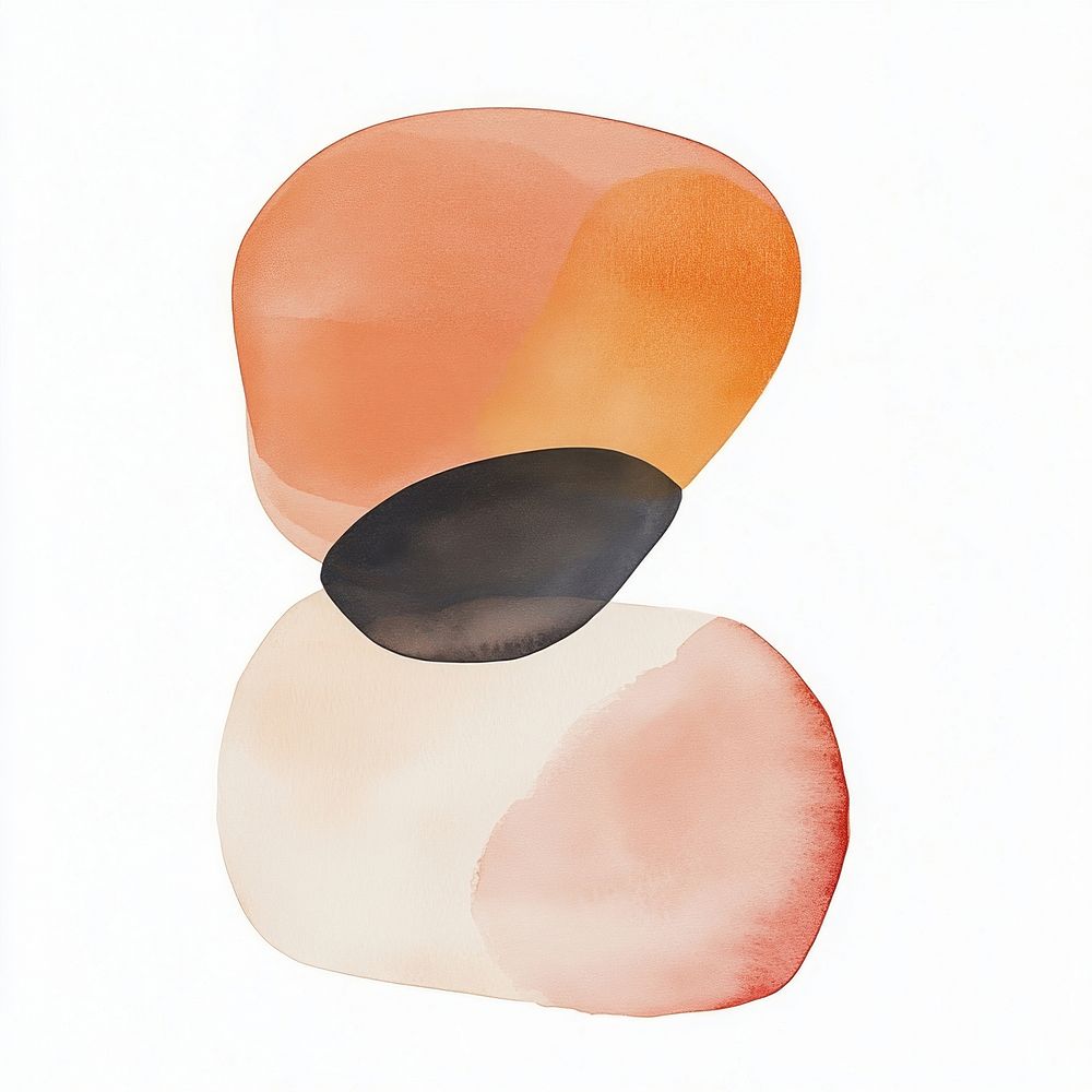 Watercolor abstract shape illustration shapes | Free Photo Illustration ...