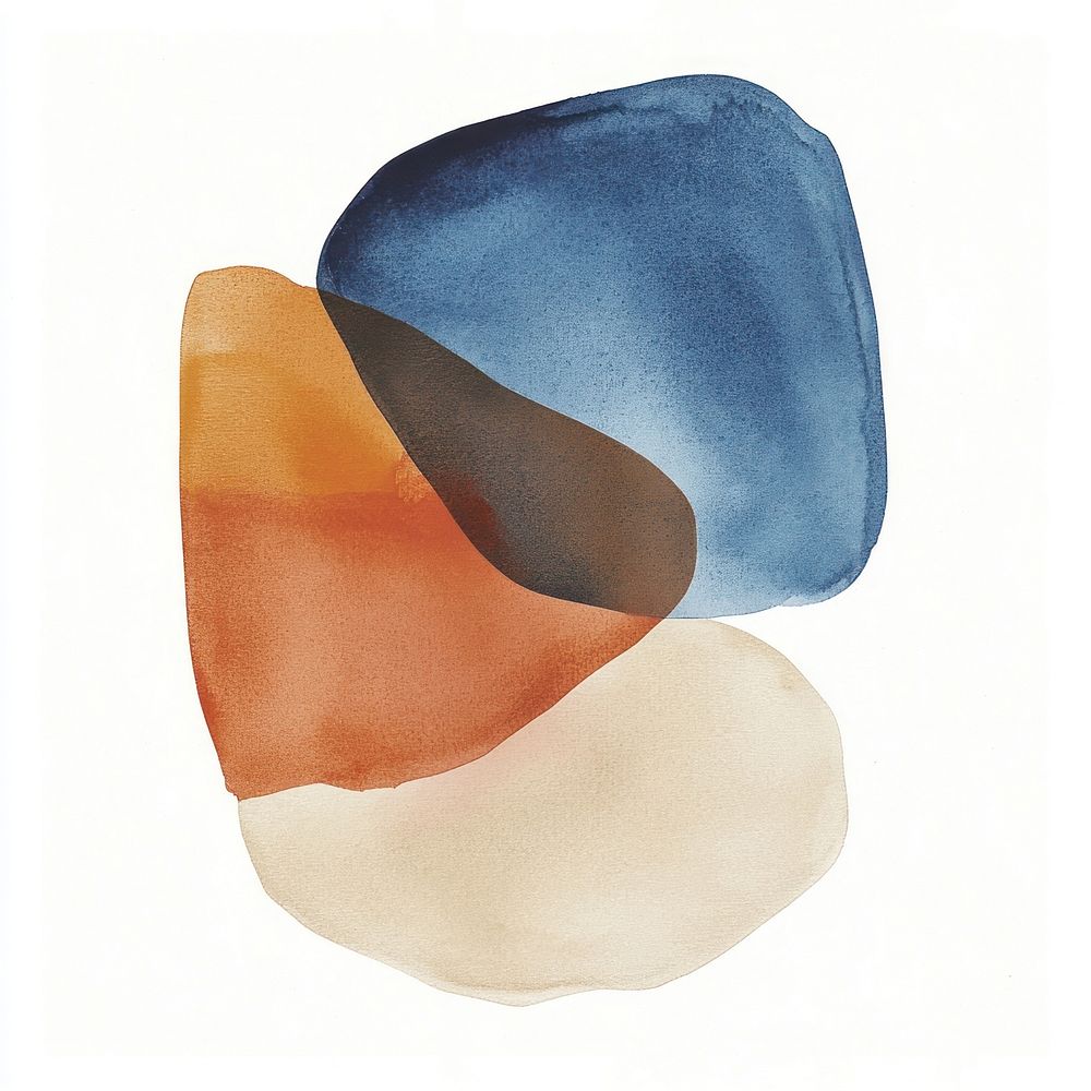 Watercolor abstract shape illustration shapes | Free Photo Illustration ...
