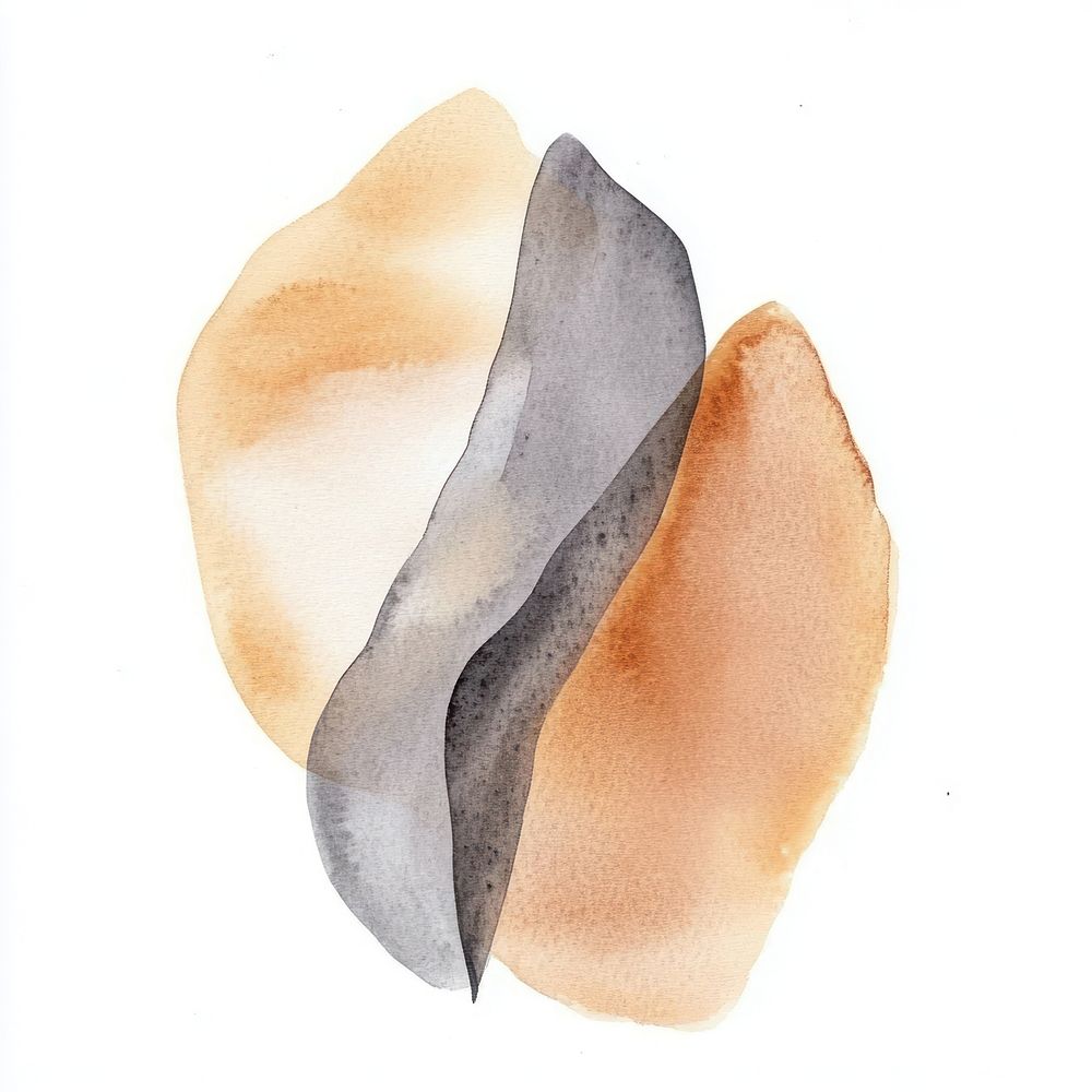 Watercolor abstract shape shapes art | Free Photo Illustration - rawpixel