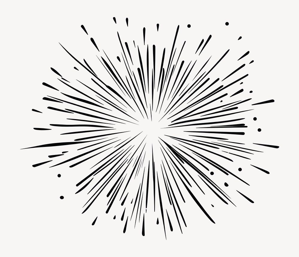 Sparkle black white style vector | Free Vector - rawpixel