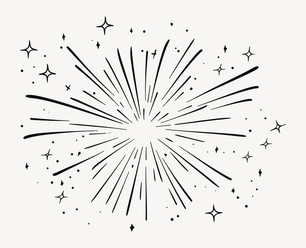 Sparkle illustration fireworks explosion vector | Free Vector - rawpixel