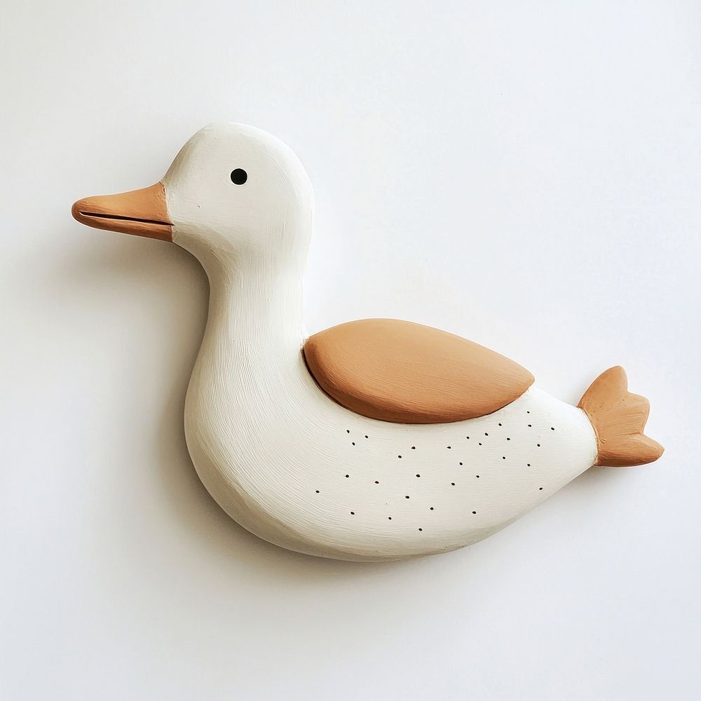 2d clay duck animal anseriformes | Free Photo - rawpixel