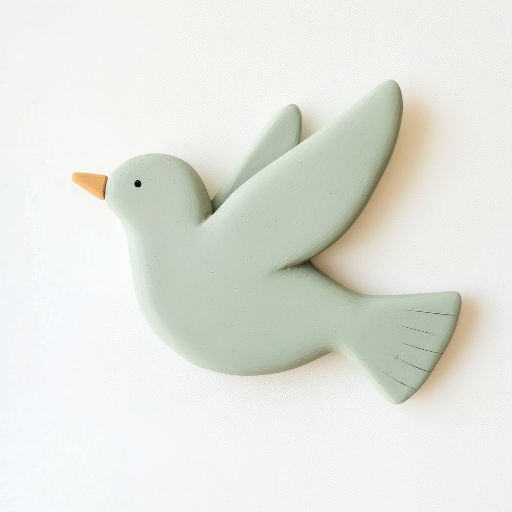 2d clay flying bird art | Free Photo - rawpixel