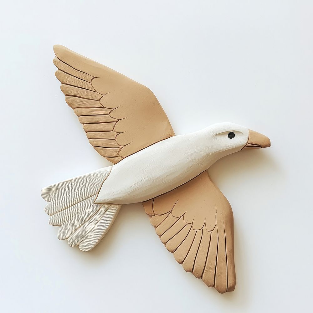 2d clay flying eagle bird | Free Photo - rawpixel