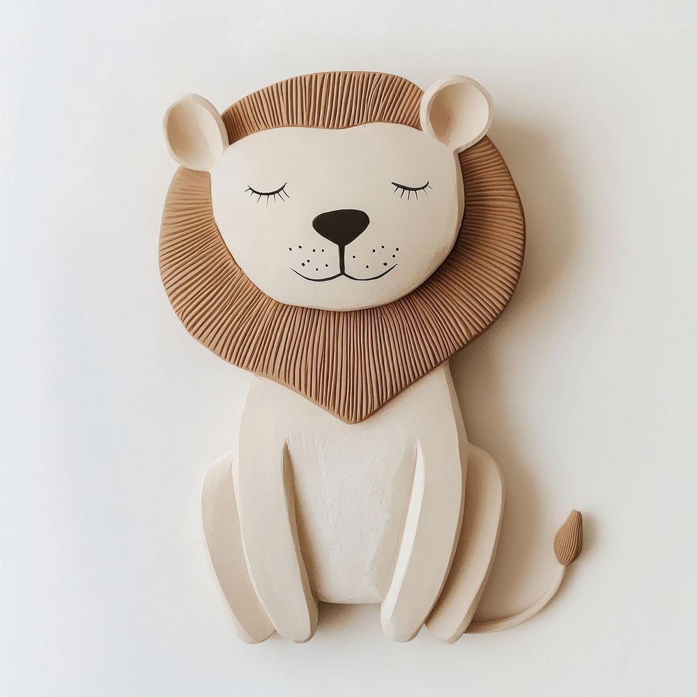 2d clay lion cute toy | Free Photo - rawpixel