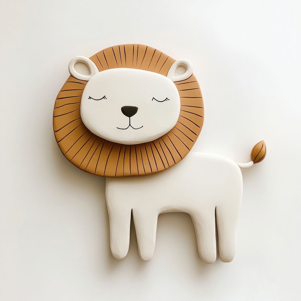 2d clay lion cute kids | Free Photo - rawpixel