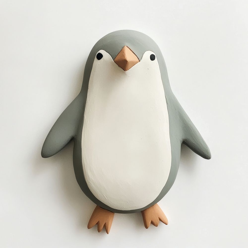 2d clay penguin animal cute | Free Photo - rawpixel