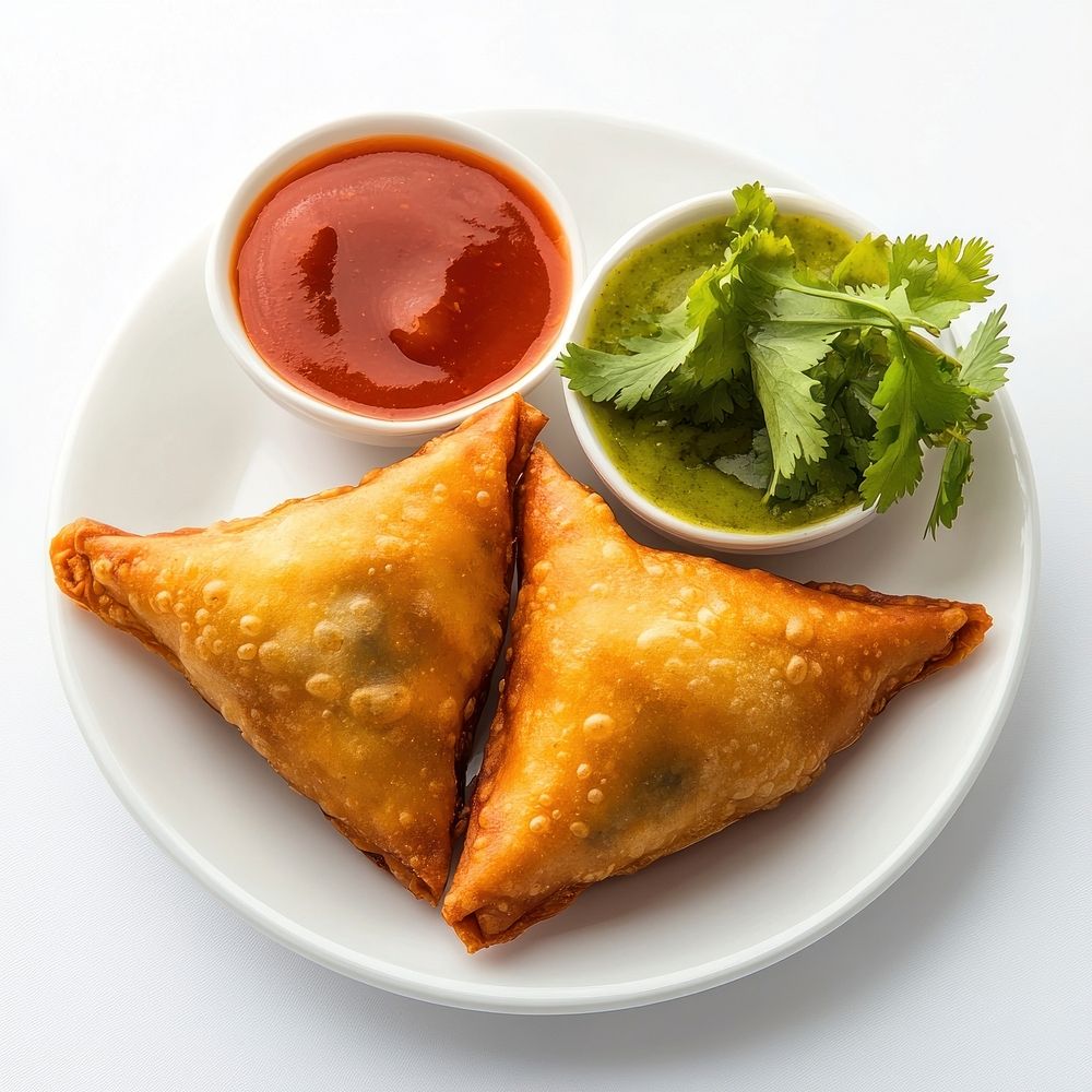 3 pieces indian samosa appetizer | Free Photo - rawpixel