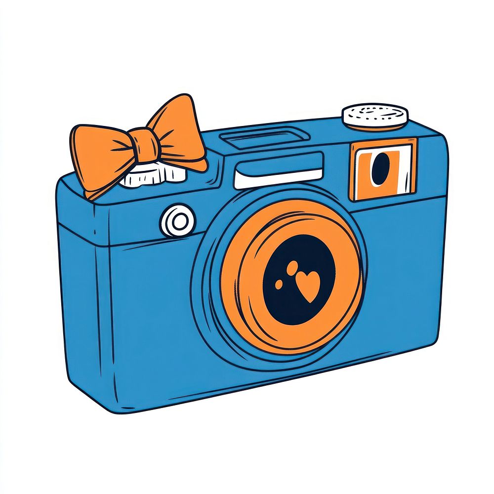 Camera tie illustration vintage. | Free Photo Illustration - rawpixel