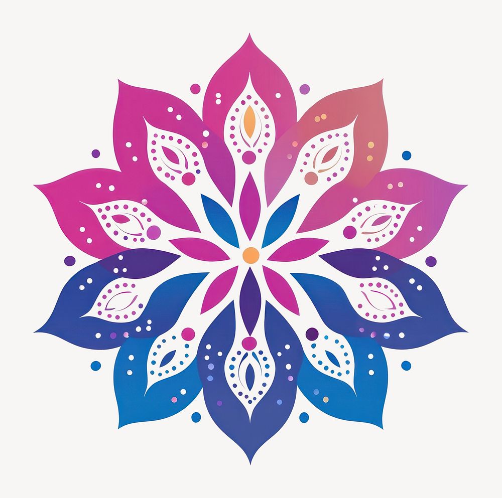 Flower shape pattern art illustration | Free Vector - rawpixel