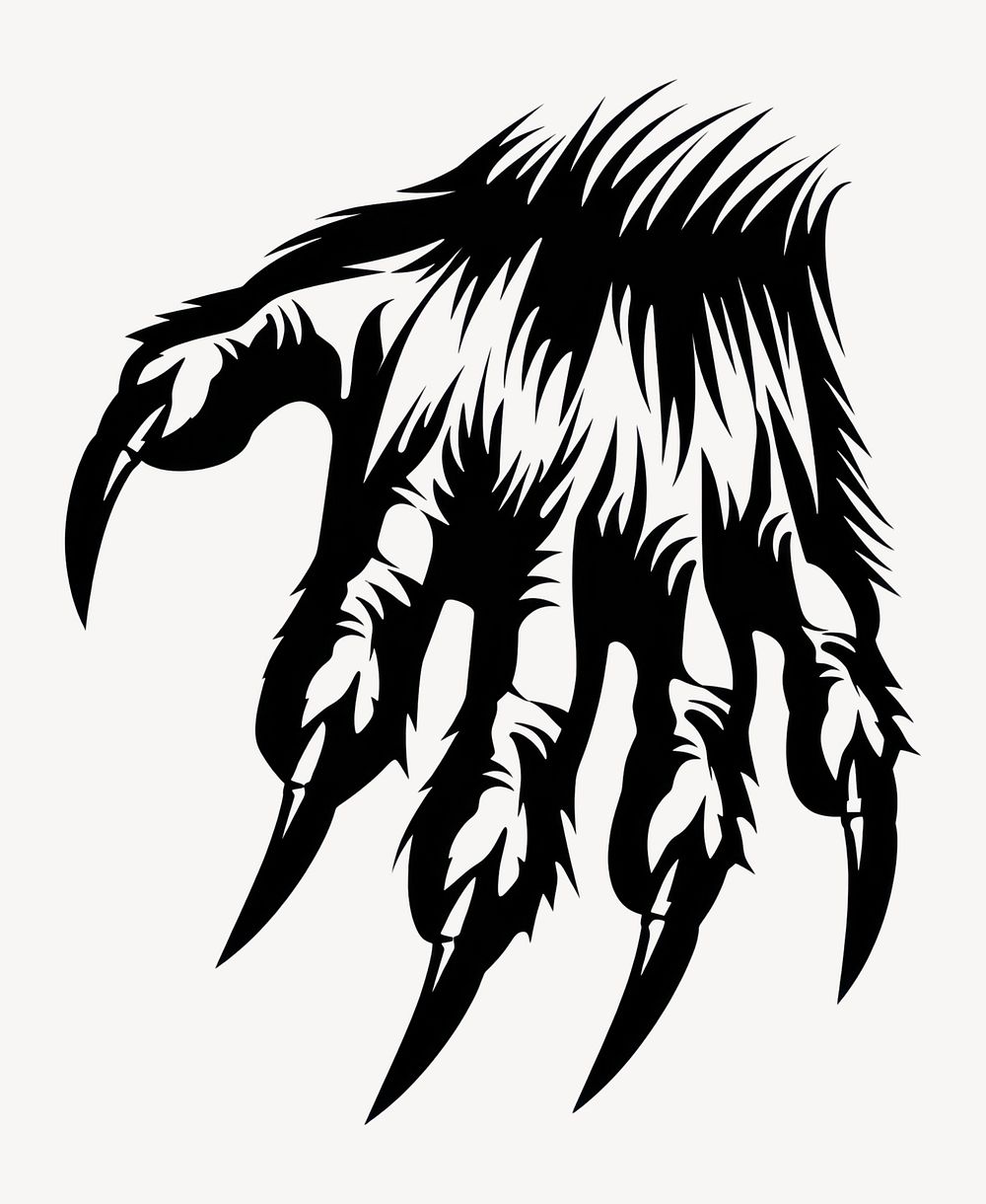 Bear claw scratches tattoo flat | Free Vector Illustration - rawpixel