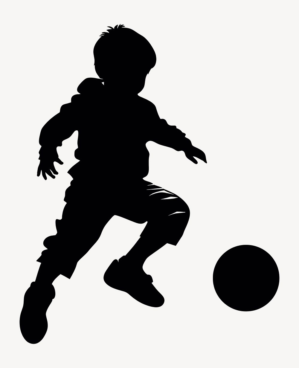 Boy kick football silhouette backlighting | Free Vector - rawpixel
