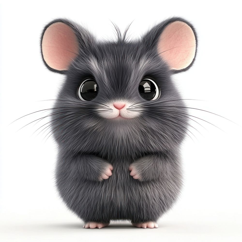 Chinchilla illustration cartoon animal. | Free Photo Illustration ...