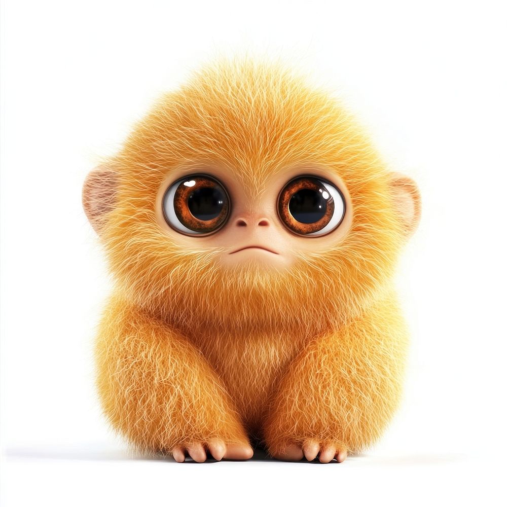 Golden Snub-Nosed Monkey illustration creature | Free Photo ...
