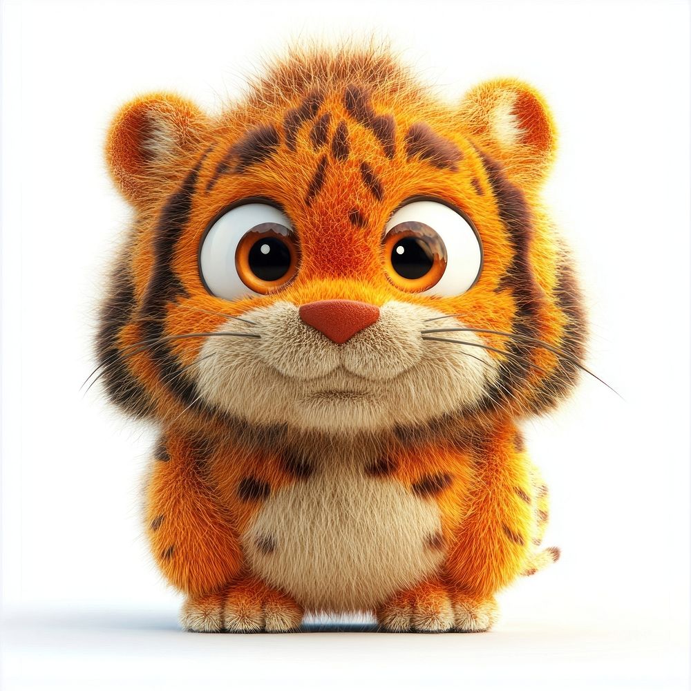 Tiger illustration cartoon animal. | Free Photo Illustration - rawpixel