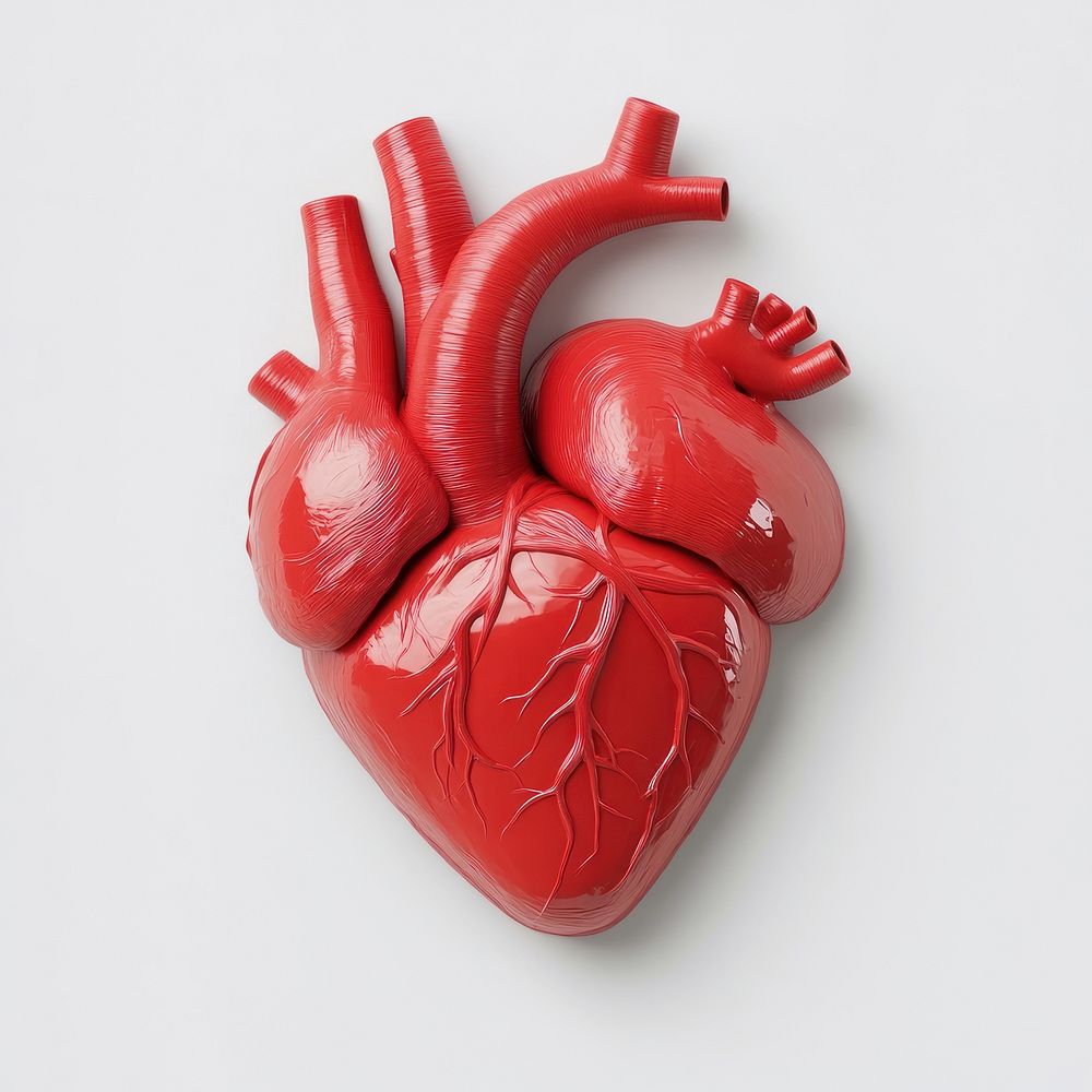 Heart-shaped icon cardiovascular illustration anatomical. | Free Photo ...