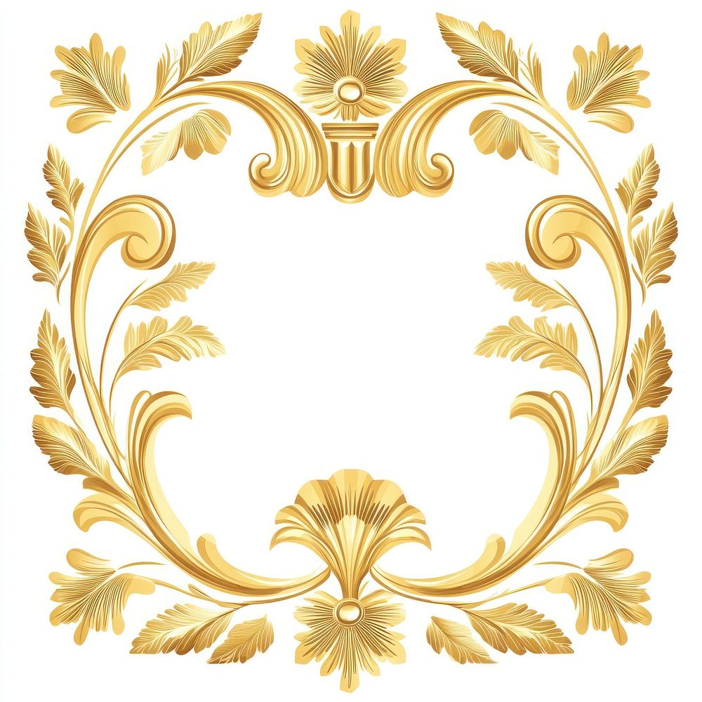 Gold decorative ancient Greek frame | Free Photo Illustration - rawpixel