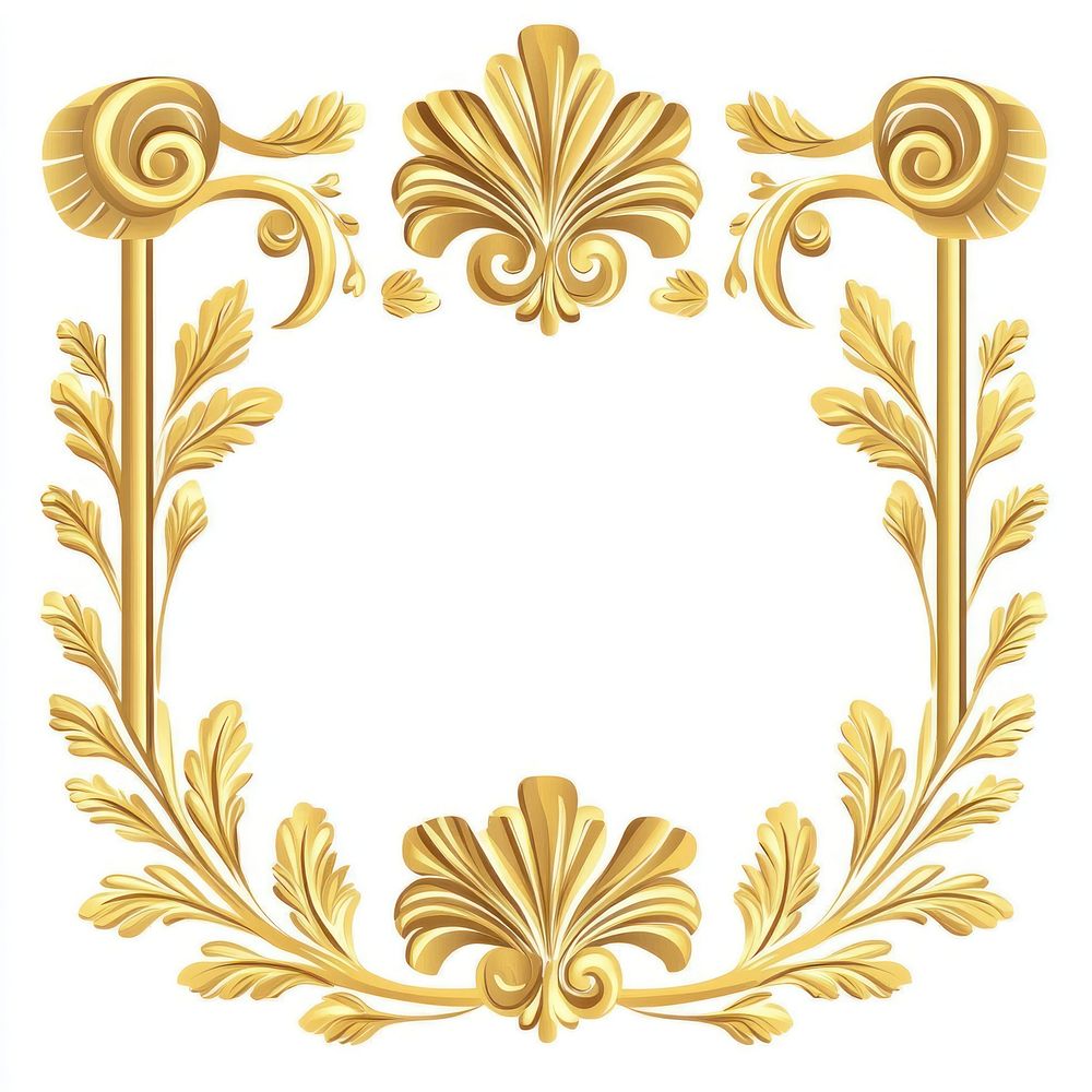 Gold decorative ancient Greek frame | Free Photo Illustration - rawpixel