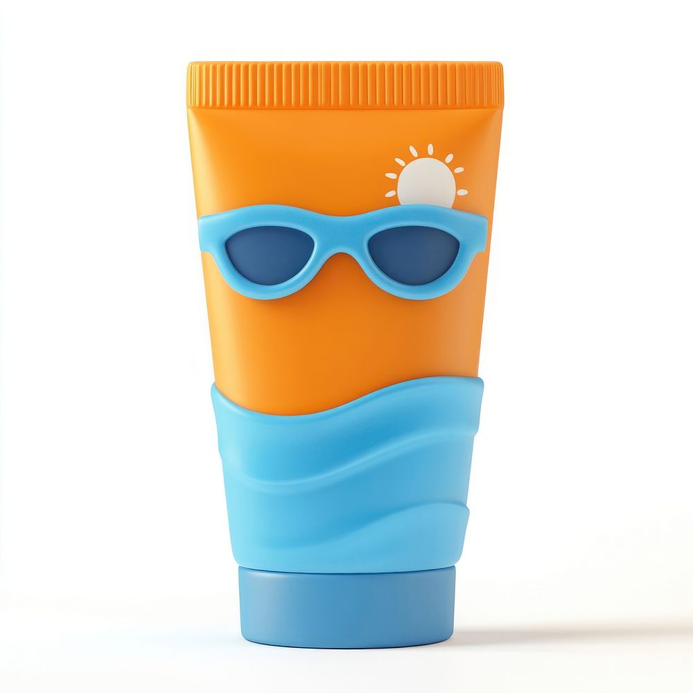 Sunscreen tube product sunscreen illustration | Free Photo Illustration ...