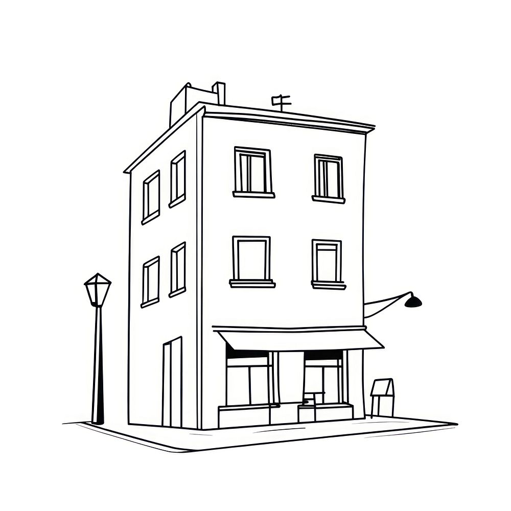 Building art drawing sketch. | Free Photo Illustration - rawpixel