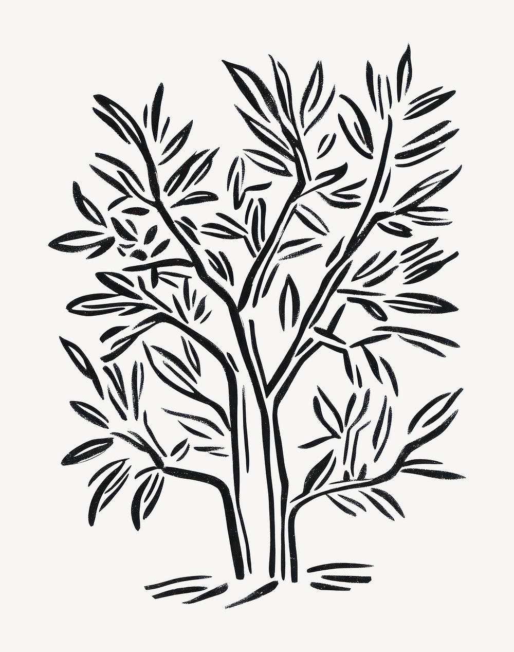 Orange tree drawing art sketch | Free Vector - rawpixel