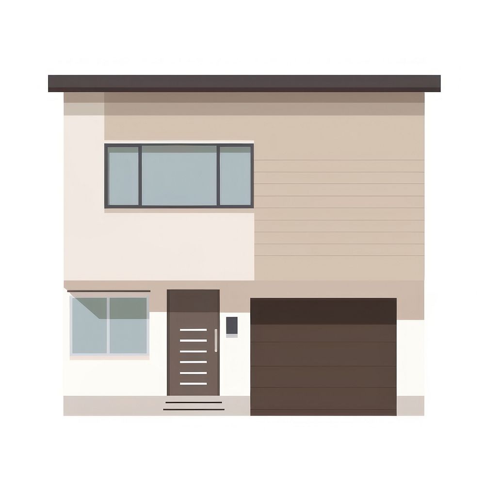 Modern Japanese suburb house architecture | Free Photo Illustration ...