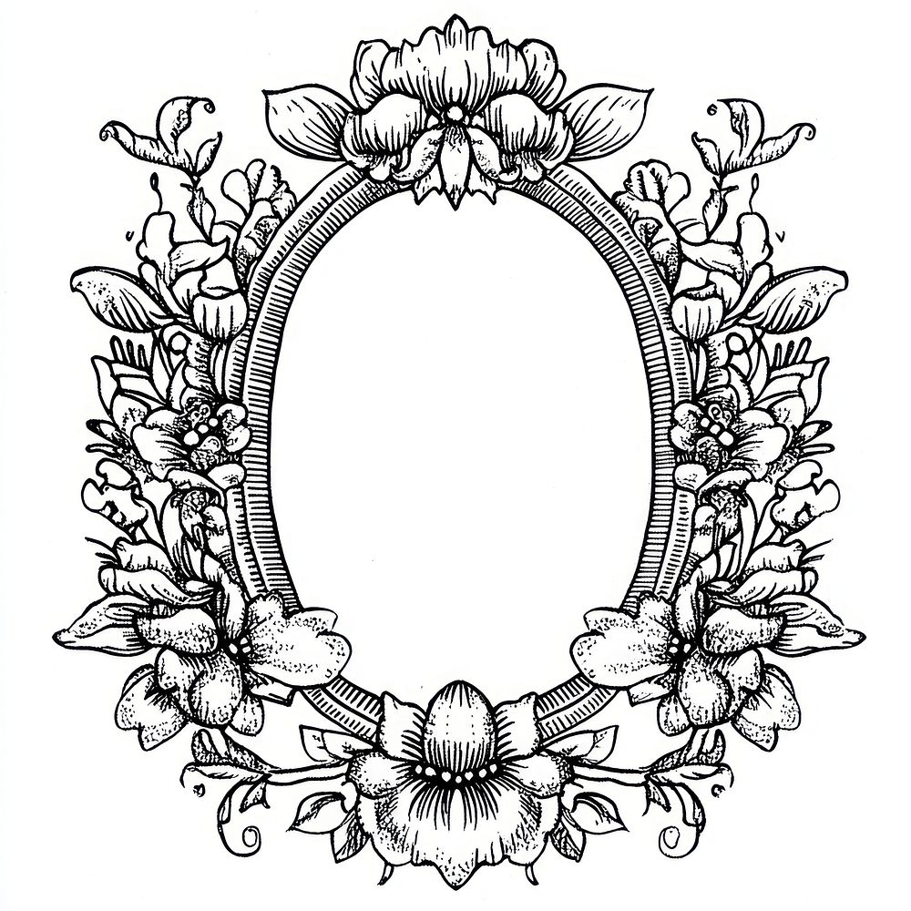 Oval shape Frame oval art | Free Photo Illustration - rawpixel