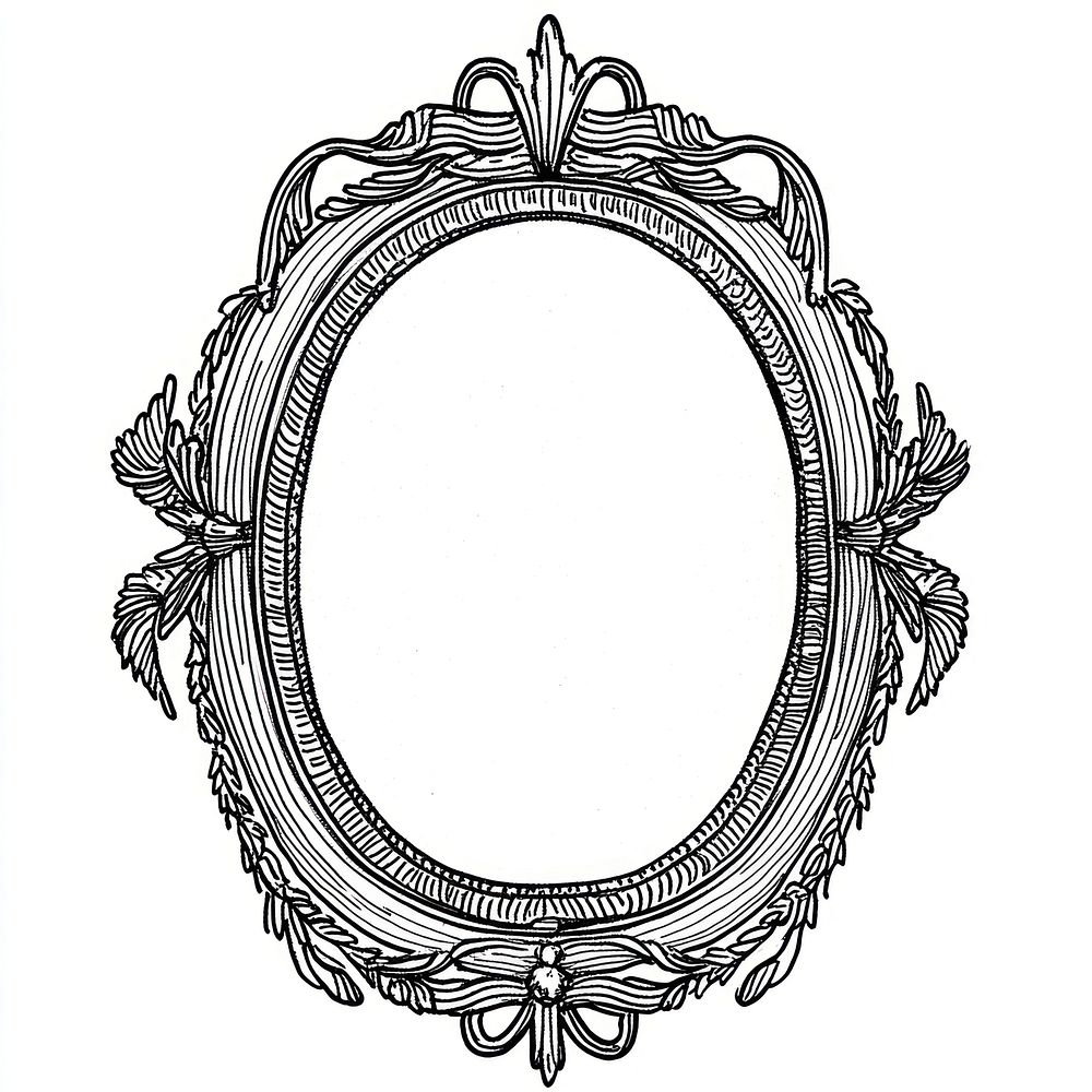 Oval shape Frame frame style | Free Photo Illustration - rawpixel