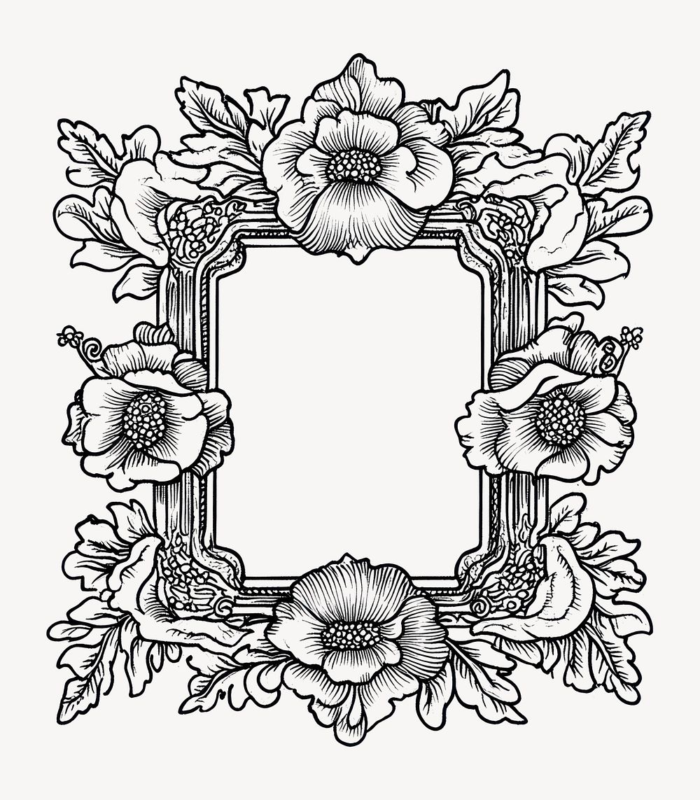 Rectangle shape Frame art frame | Free Vector - rawpixel