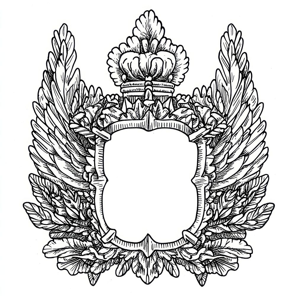 Baroque wedding tow engrailed top | Free Photo Illustration - rawpixel