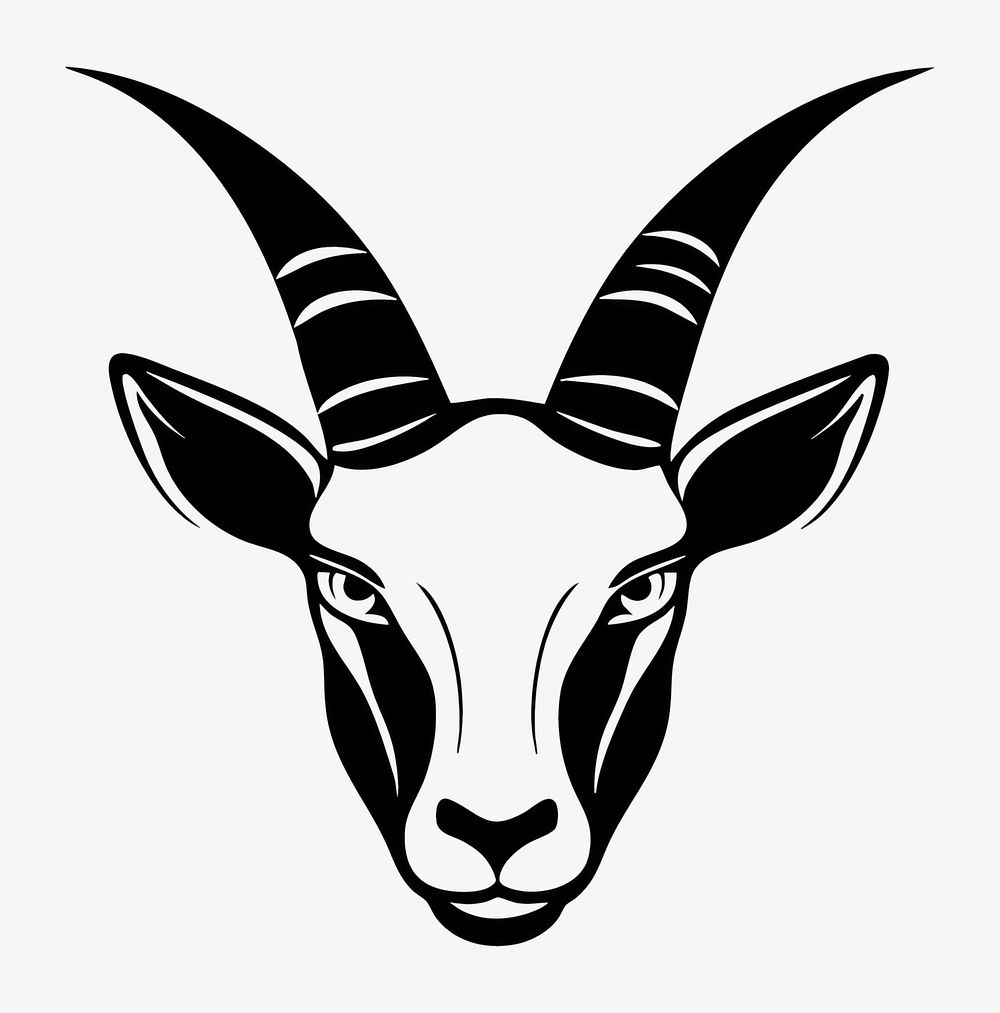 Wild animals face linear illustration | Free Vector - rawpixel