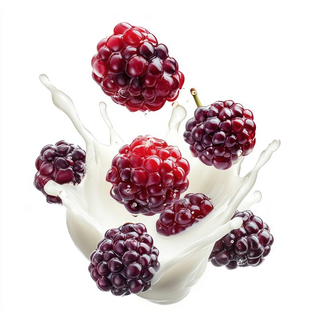 Berries berry milk dessert. | Free Photo - rawpixel