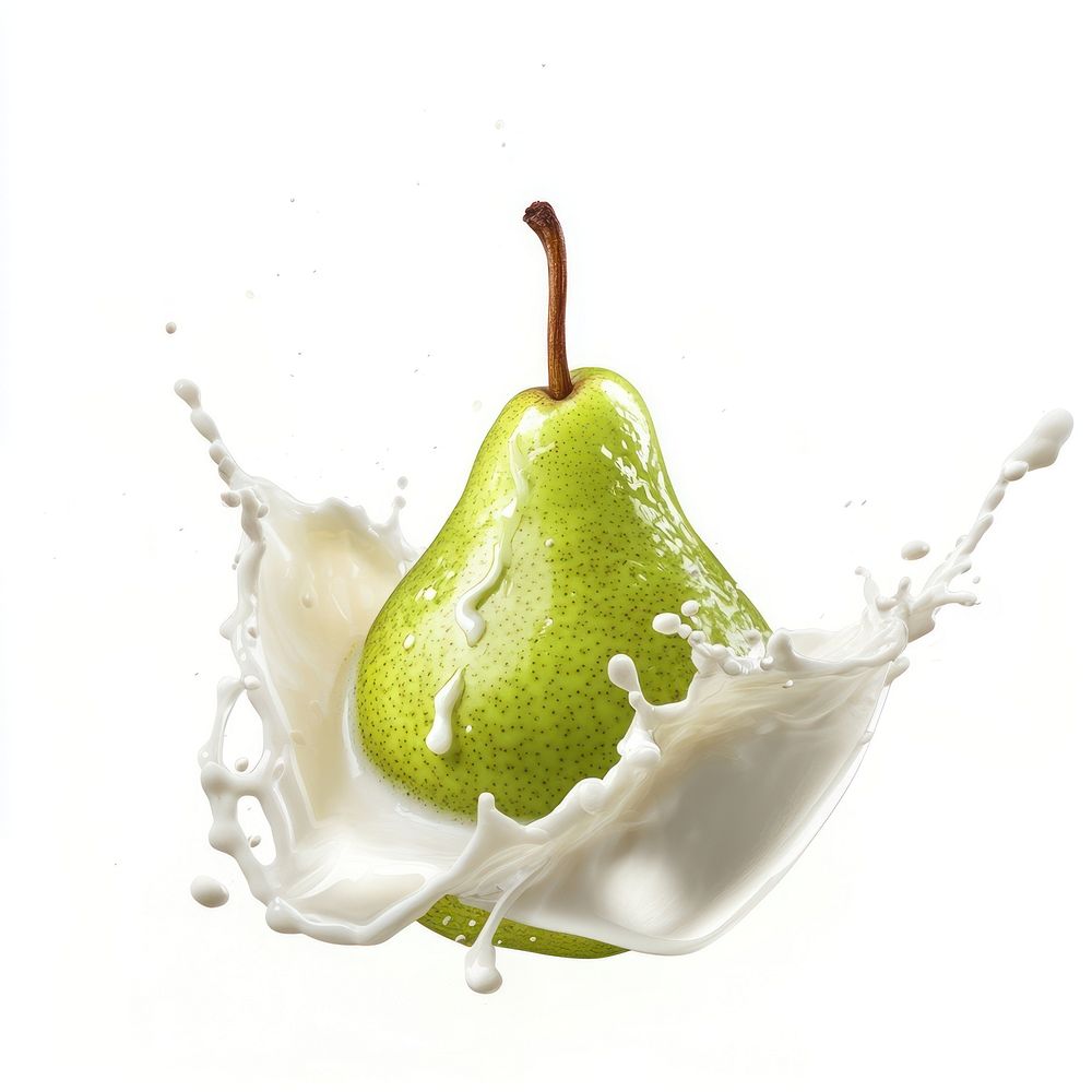 Pear milk splash fruit. | Free Photo - rawpixel