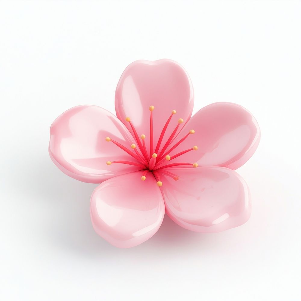 Chubby cherry blossom flower illustration | Free Photo Illustration ...