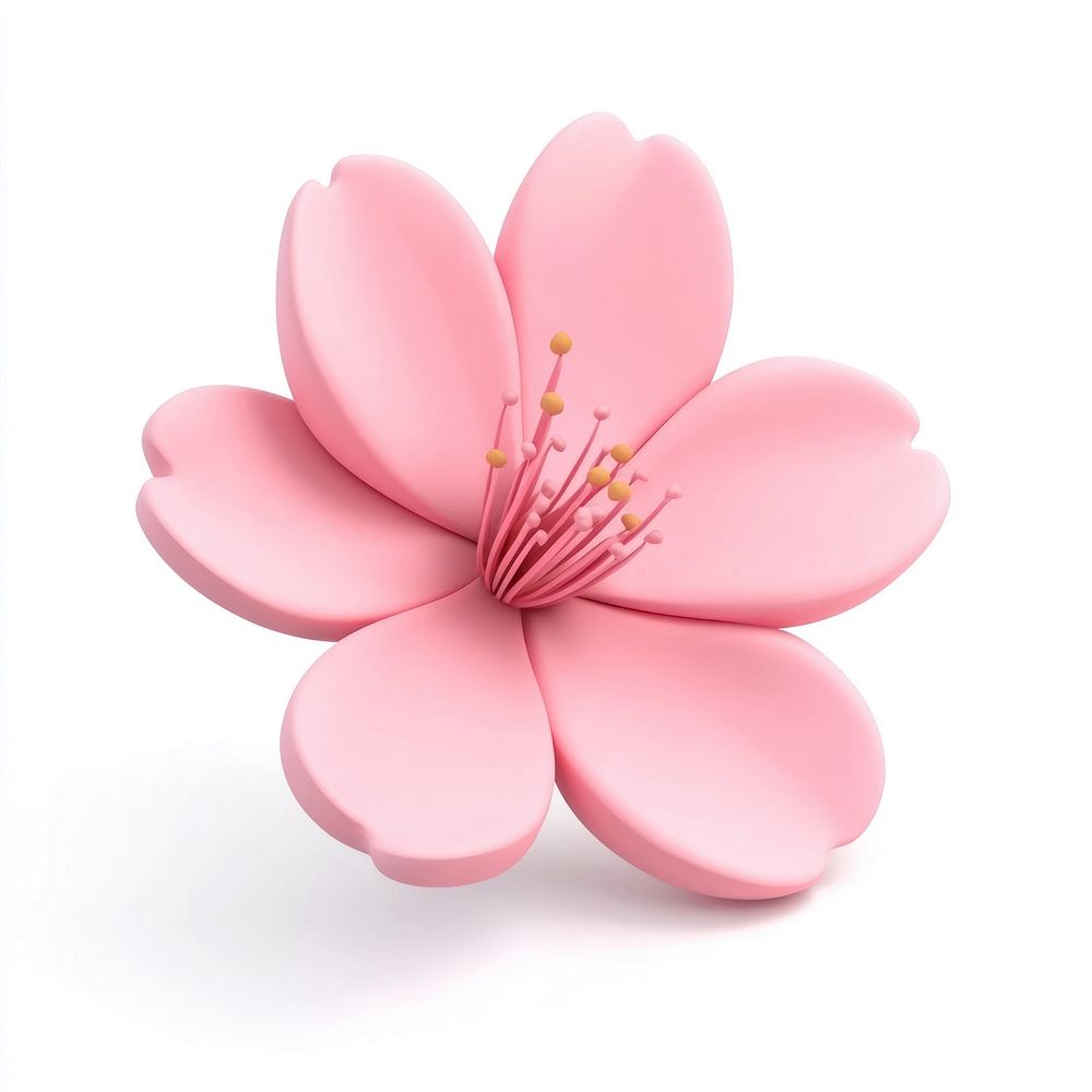 Chubby cherry blossom flower illustration | Free Photo Illustration ...