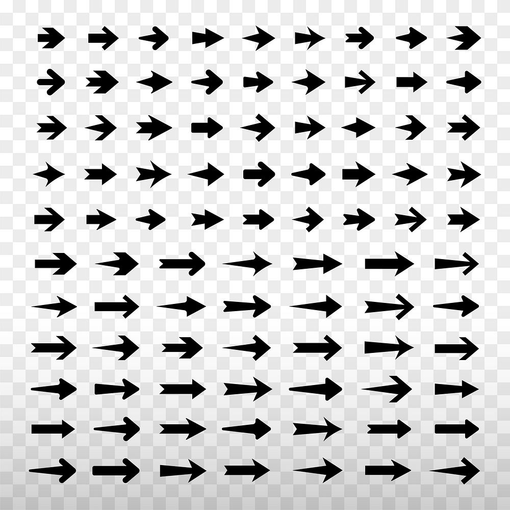 Collection black arrows. Various arrow | Premium Vector - rawpixel