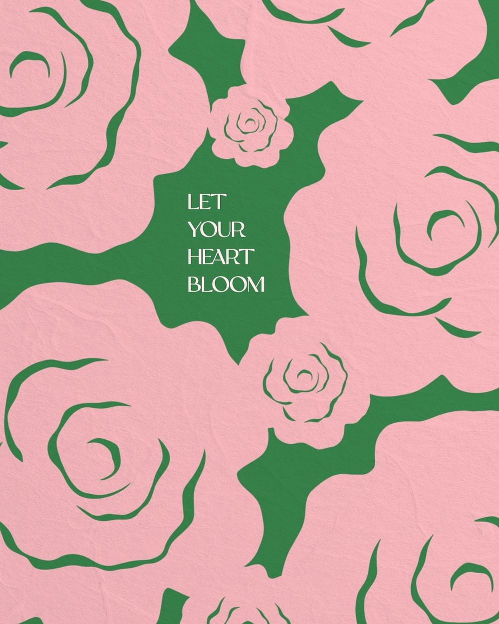 Let your heart bloom quote, | Free Photo - rawpixel