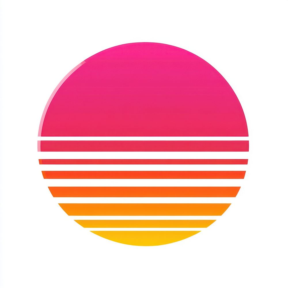Retro sunset gradient design orange | Free Photo Illustration - rawpixel